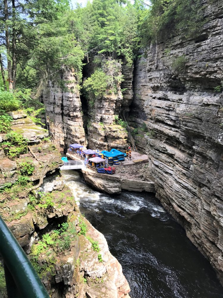 Raft and Tube Tours at Ausable Chasm | Livin' Life With Lori