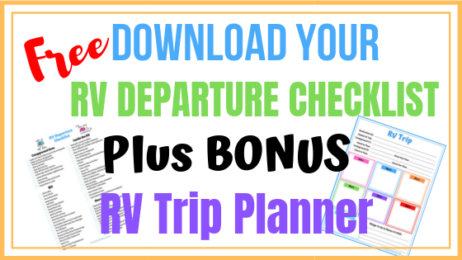 The Best RV Departure Checklist For New RVers | Livin' Life With Lori