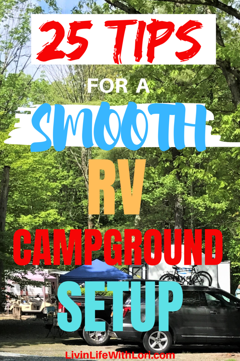 How To Easily Set Up Your RV Campsite| Livin' Life With Lori