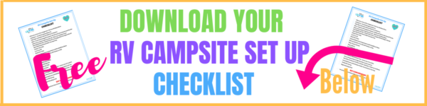 How To Easily Set Up Your RV Campsite| Livin' Life With Lori