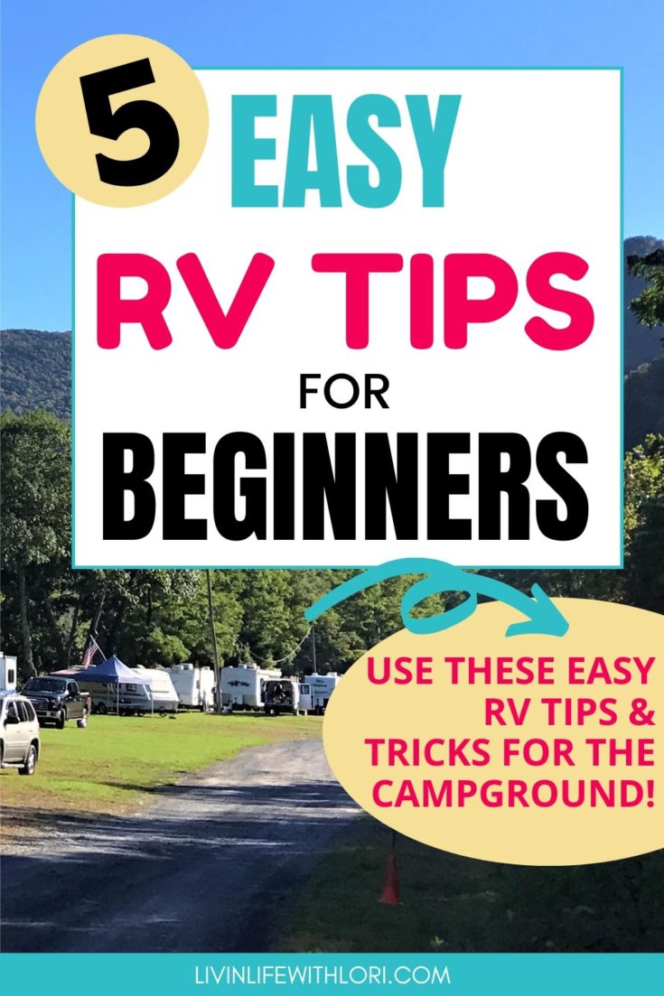 Easy RV Tips For Beginners | Livin' Life With Lori Easy RV Tips For Beginners | Livin' Life With Lori