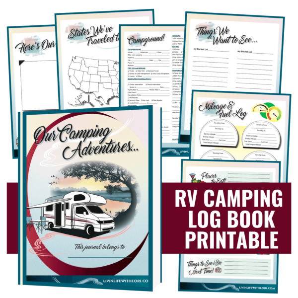 RV Camping Journal And RV Logbook | Livin' Life With Lori